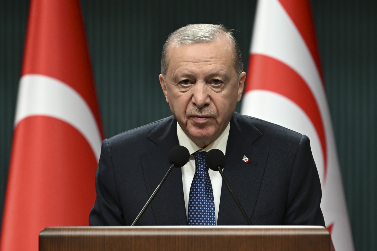 Recep Tayyip Erdogan – Tufan Erhurman joint press conference in Ankara ...