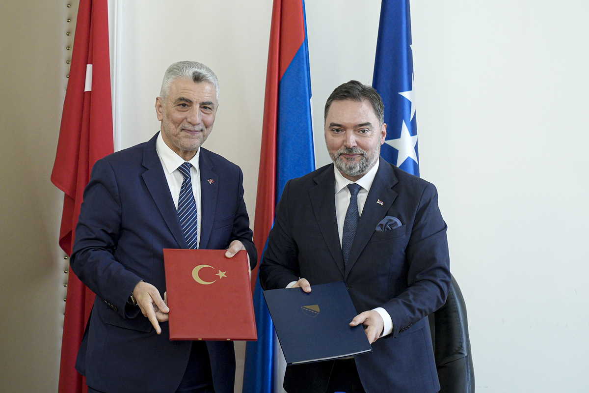Omer Bolat – Stasa Kosarac meeting in Sarajevo – Middle East Monitor