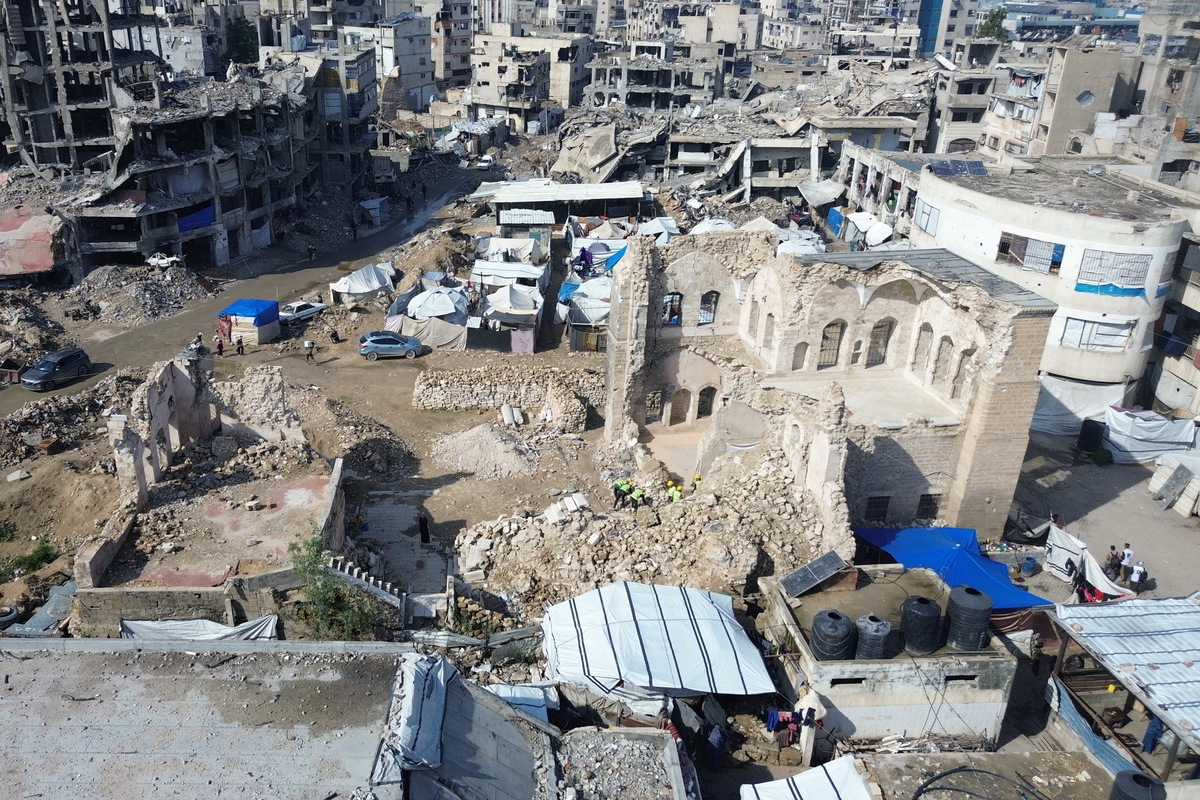 Israel demolished the Pasha Palace, built during the Mamluk era in Gaza ...