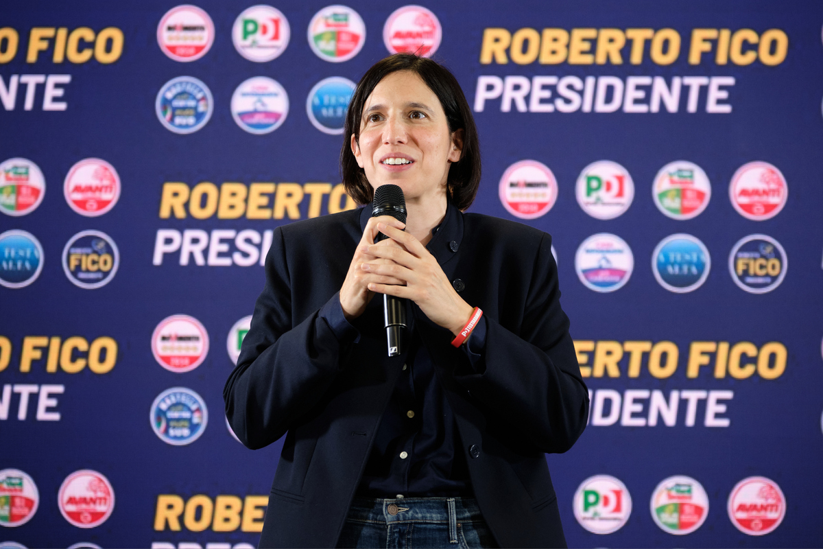 Press conference with new President of Campania Region Roberto Fico ...