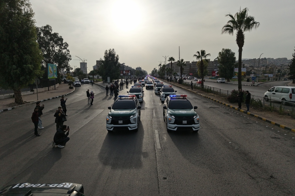 Syrian Ministry of Interior hold parade in Damascus – Middle East Monitor