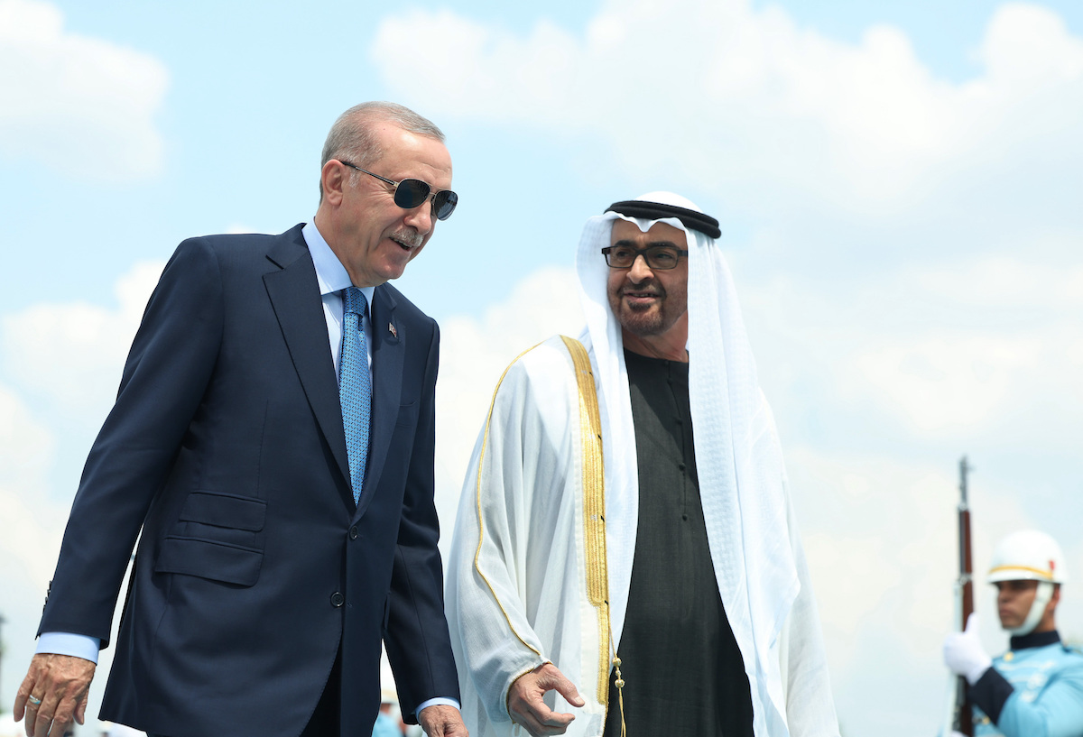 Recep Tayyip Erdogan – Mohamed bin Zayed Al Nahyan meeting in Ankara ...