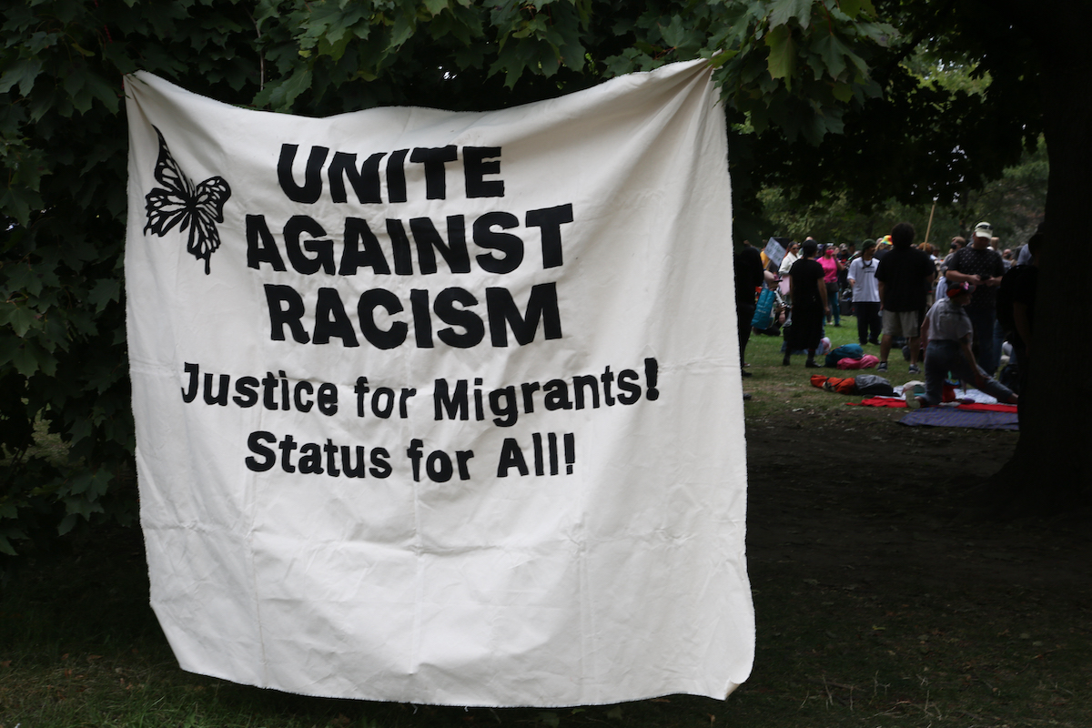 Anti-immigration Rally And Pro-immigration Counter-demonstration In ...