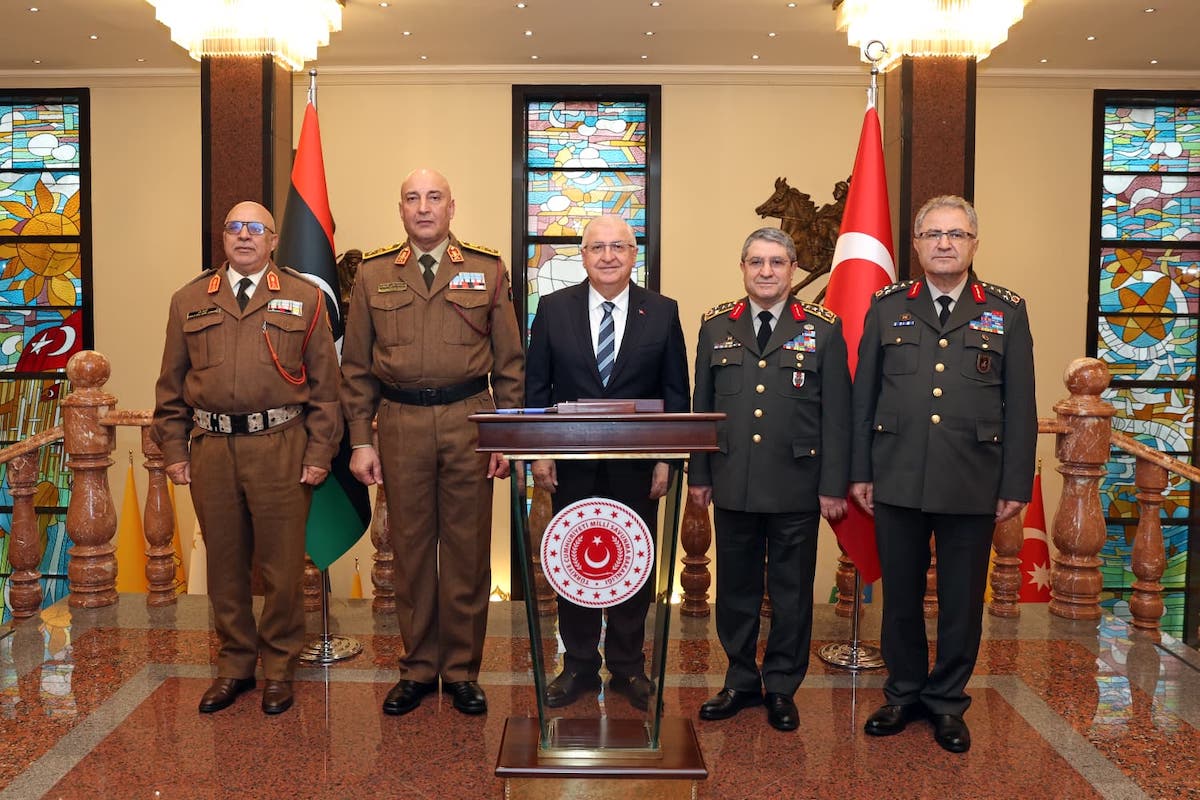 Turkish Defense Minister Guler receives Libyan Chief of Staff General ...