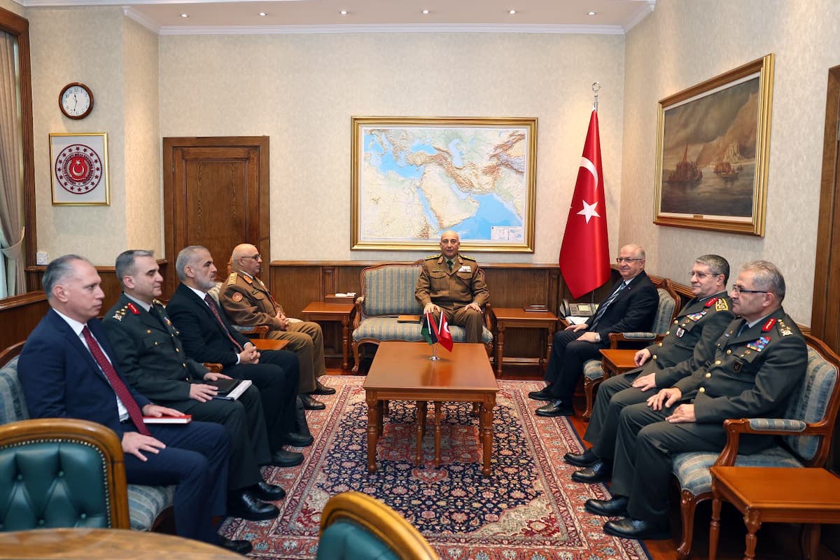 Turkish Defense Minister Guler receives Libyan Chief of Staff General ...