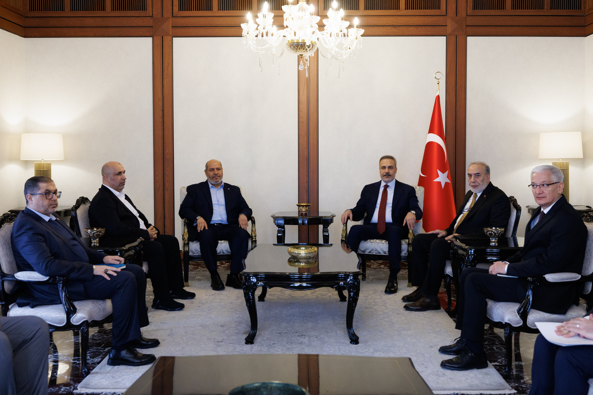 Turkish foreign minister meets Hamas delegation in Ankara on situation ...