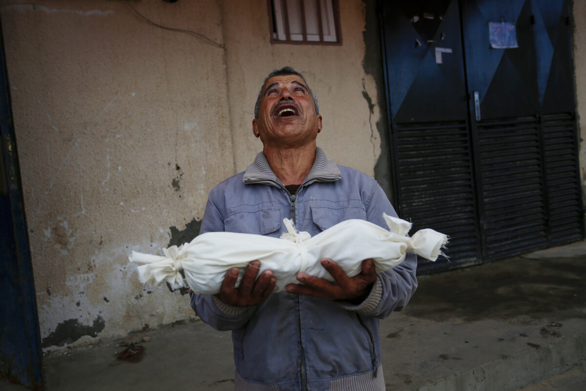 Freezing cold kills newborn Palestinian in Gaza as shelter crisis ...