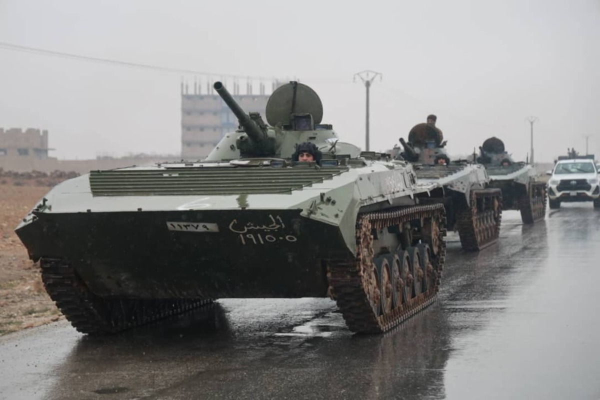 Syrian army sends reinforcements to Meskene-Deir Hafir line – Middle ...
