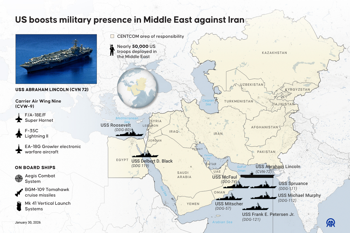 US boosts military presence in Middle East against Iran – Middle East ...