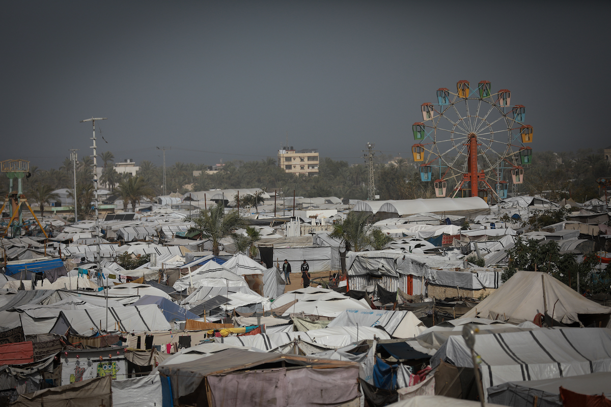 Asda Amusement Park in Khan Yunis turned into a tent camp – Middle East ...