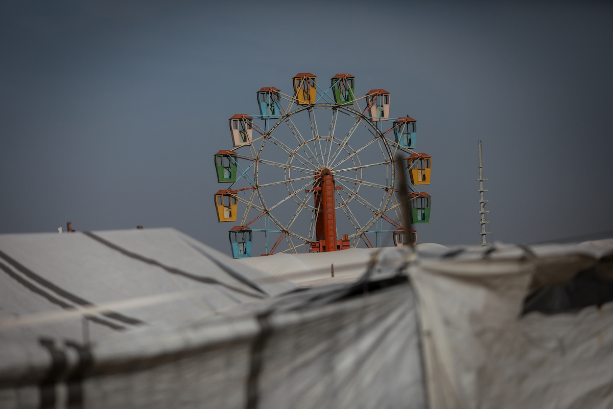 Asda Amusement Park in Khan Yunis turned into a tent camp – Middle East ...