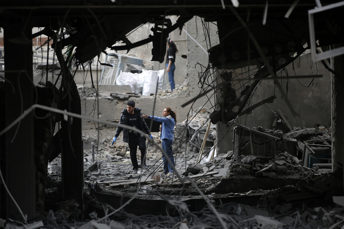 Rescue teams deployed after strike hits Al Araby TV building in Tehran ...