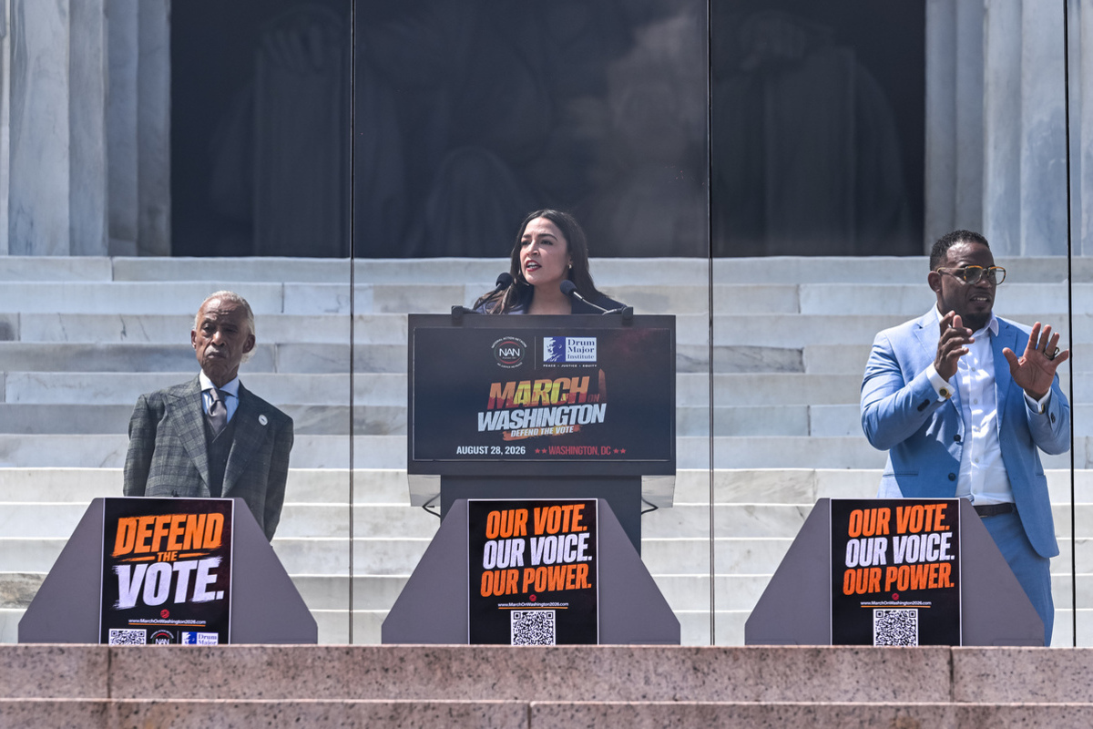 Activists and politicians join “March On Washington to Defend the Vote ...